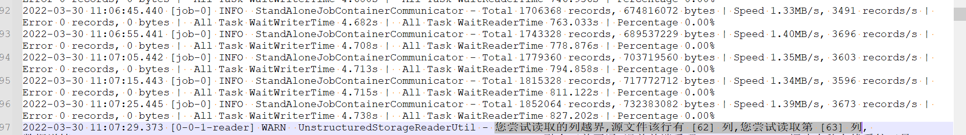 Dataphin管道任务报错您尝试读取的列越界源文件该行有 62 列您尝试读取第 63 列 阿里云帮助中心 